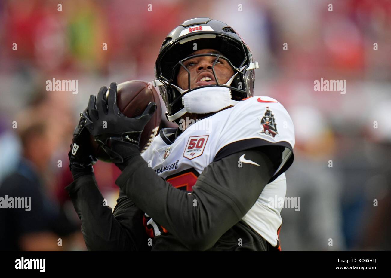 Tampa Bay Buccaneers wide receiver Trey Palmer against the Buffalo ...
