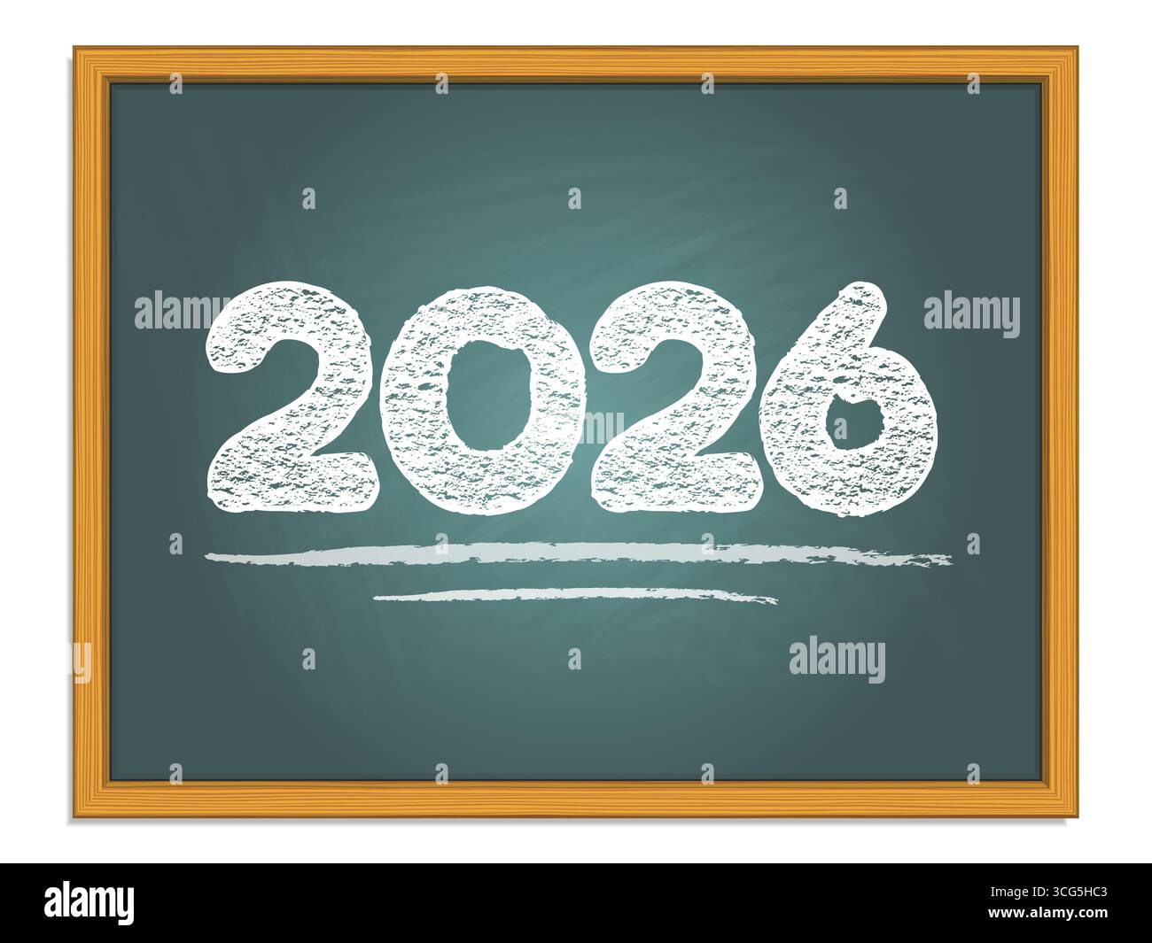 2026 new year text on Stock Vector Images - Alamy