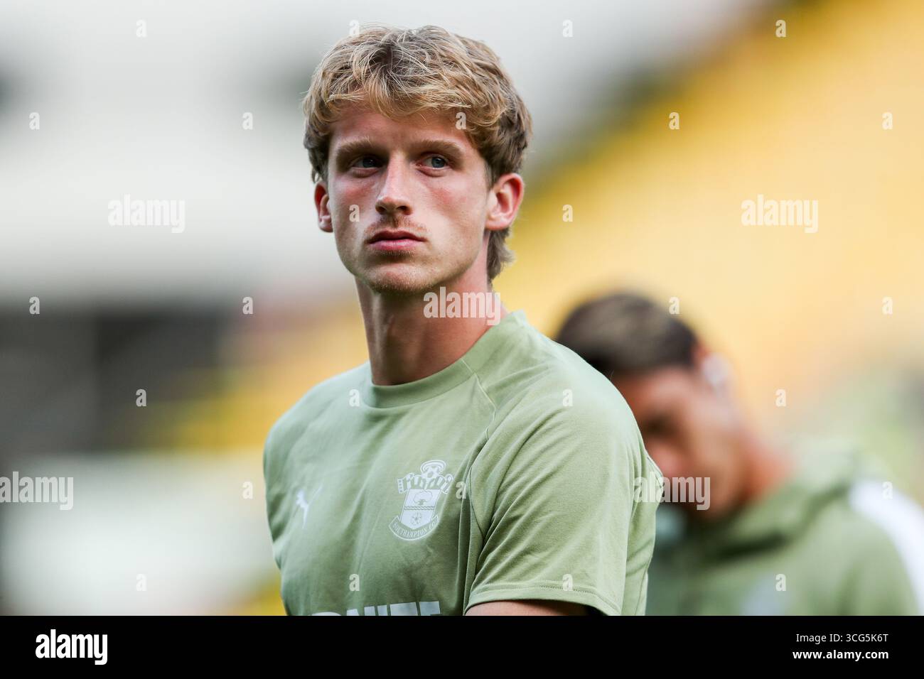 Mads Roerslev of Southampton arrives at Carrow Road prior to the ...