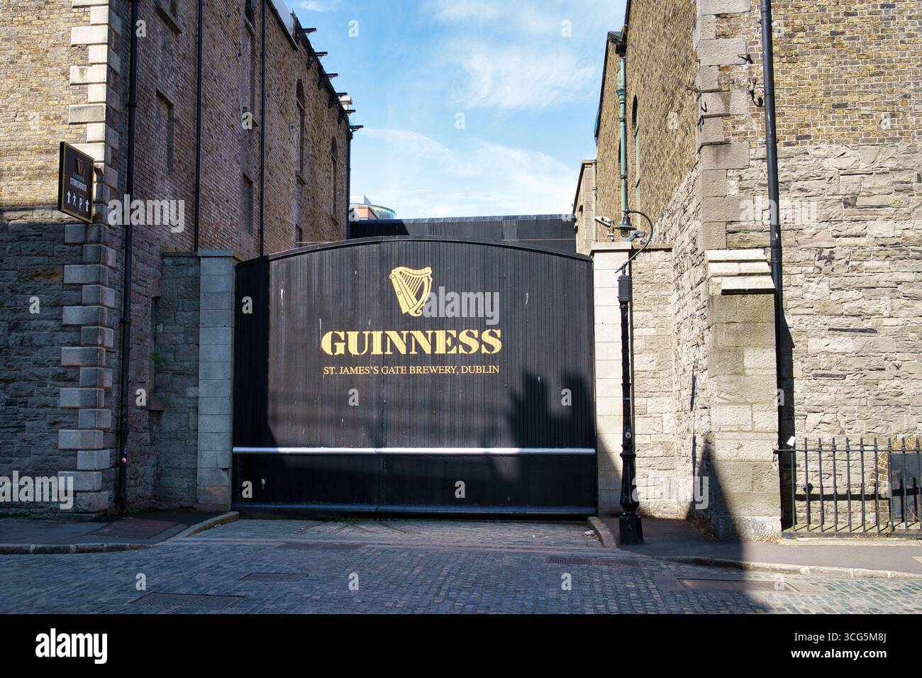 The iconic Guinness St. James's Gate Brewery entrance in Dublin ...