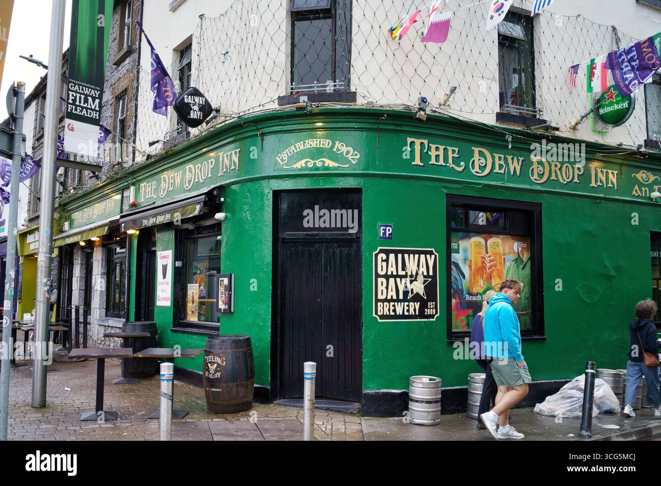 The Dew Drop Inn, a historic pub in Galway, Ireland, established in ...