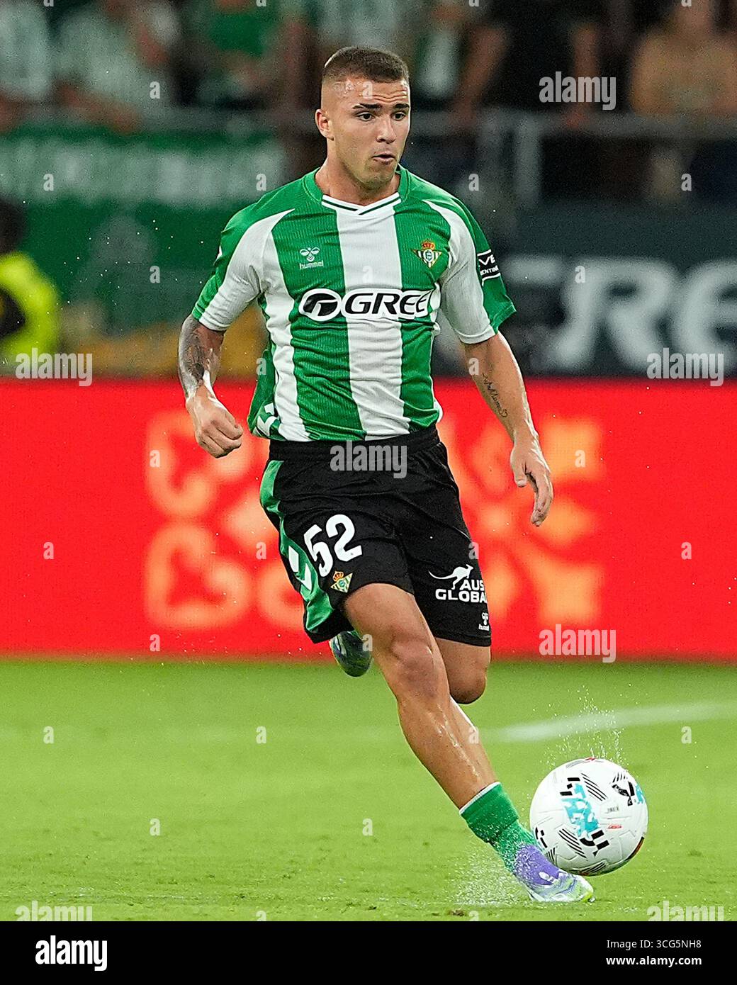 Real Betis Balompie's Pablo Garcia during La Liga match. August 22,2025 ...