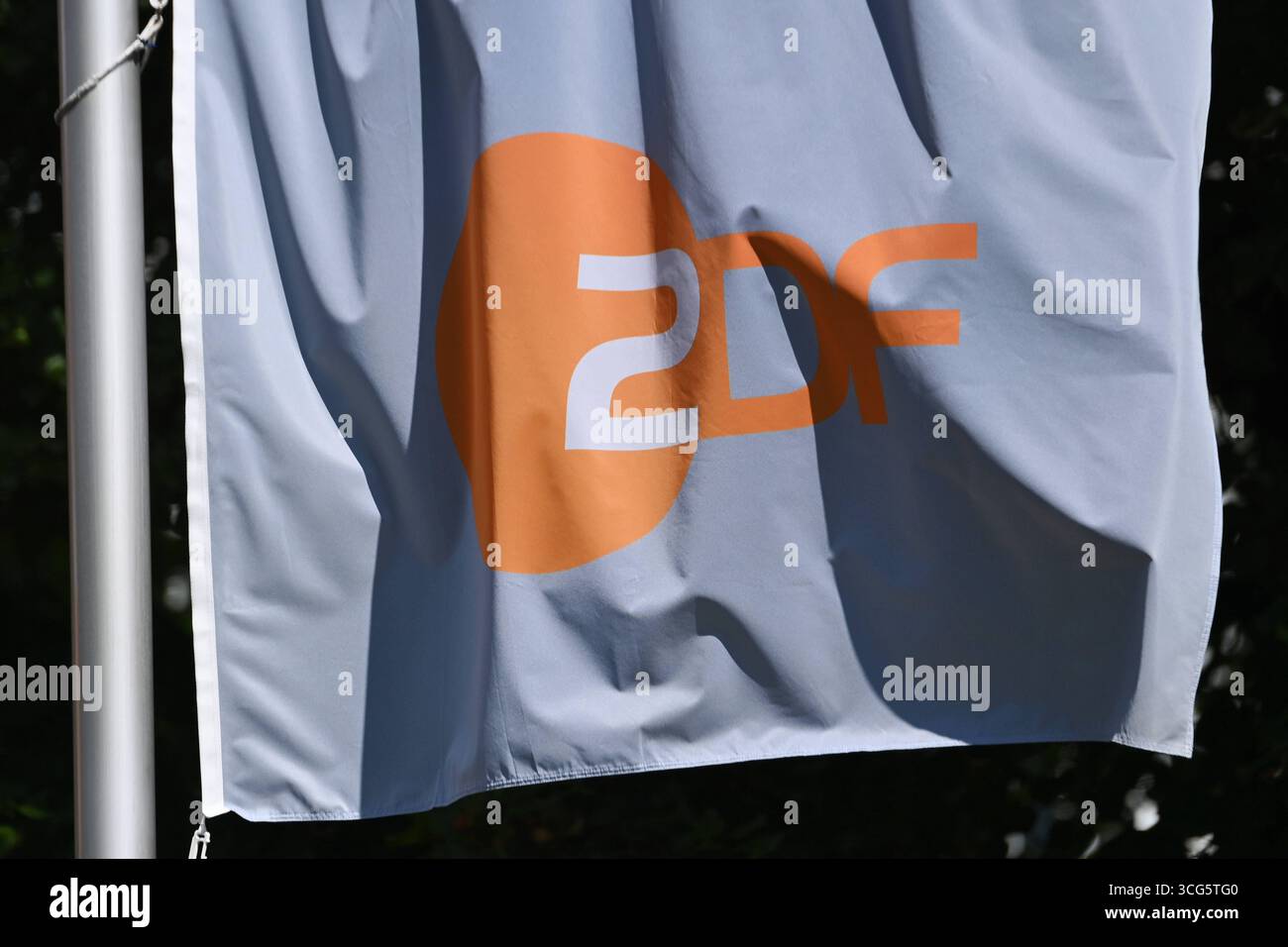 ZDF, Zweites Deutsches Fernsehen,Logo, Emblem,Senderlogo,Flagge,Fahne ...
