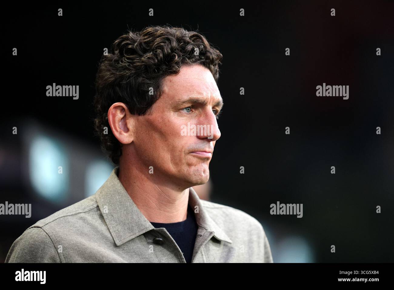 Brentford manager Keith Andrews before the Carabao Cup second round ...