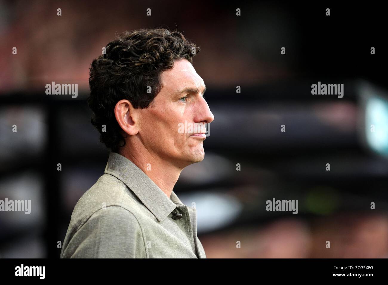 Brentford manager Keith Andrews before the Carabao Cup second round ...