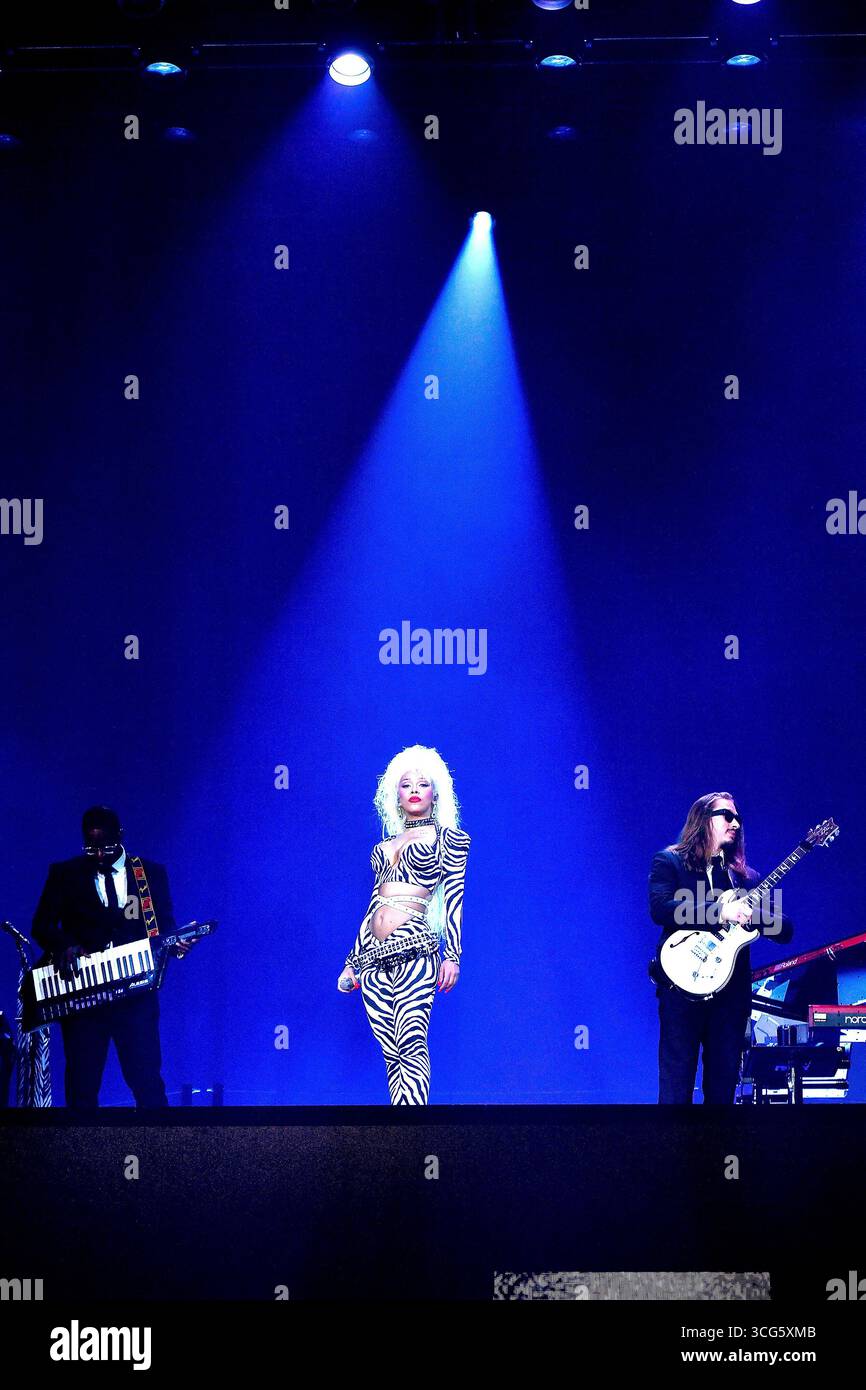 Doja Cat performs at Outside Lands at Golden Gate Park on August 08 ...