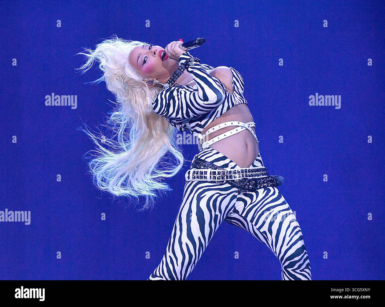 Doja Cat performs at Outside Lands at Golden Gate Park on August 08 ...