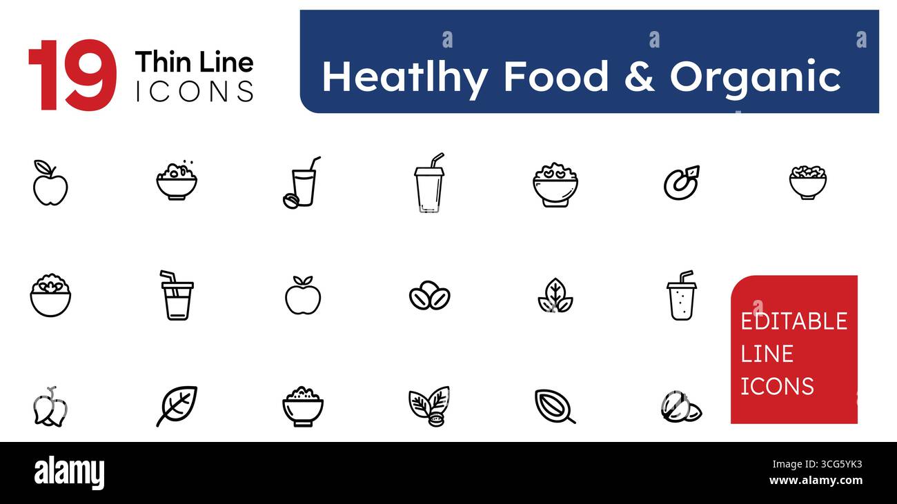 Superfood symbols Stock Vector Images - Alamy