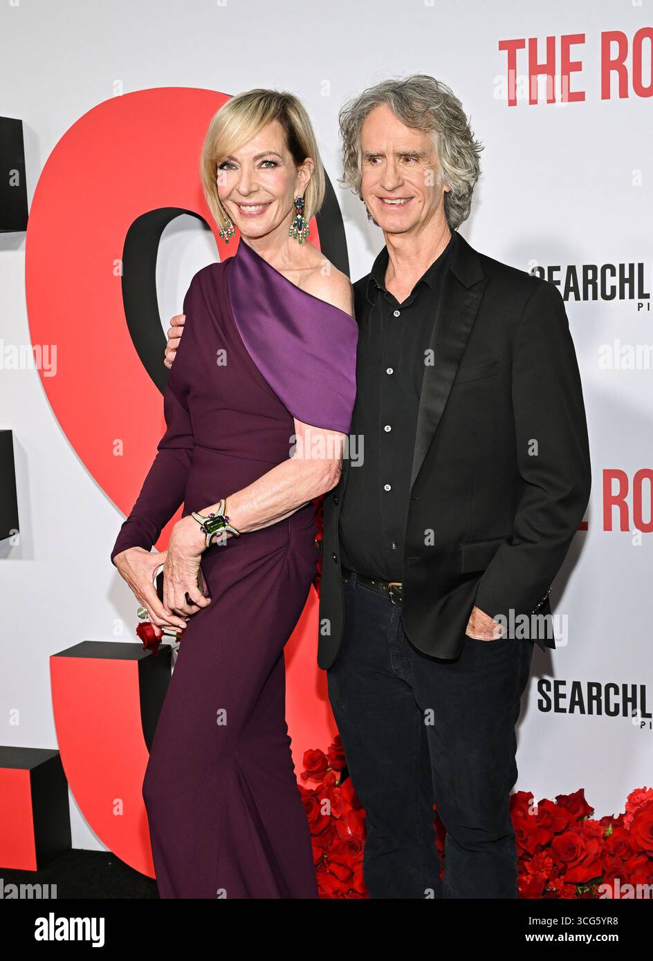 Allison Janney, left, and Jay Roach attend the premiere of "The Roses ...