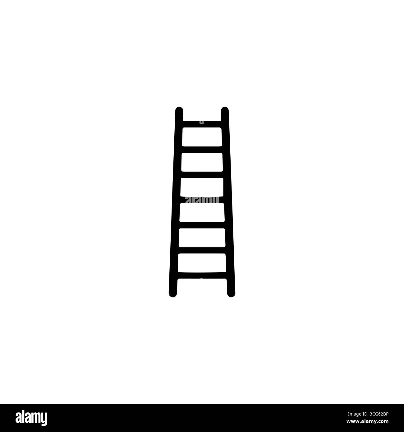 Wooden step ladder icon Cut Out Stock Images & Pictures - Alamy