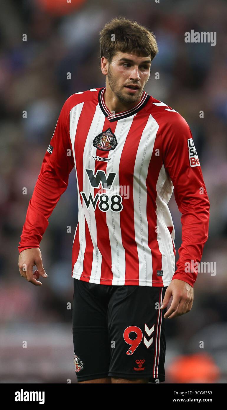 Marc Guiu of Sunderland during the Carabao Cup match between Sunderland ...