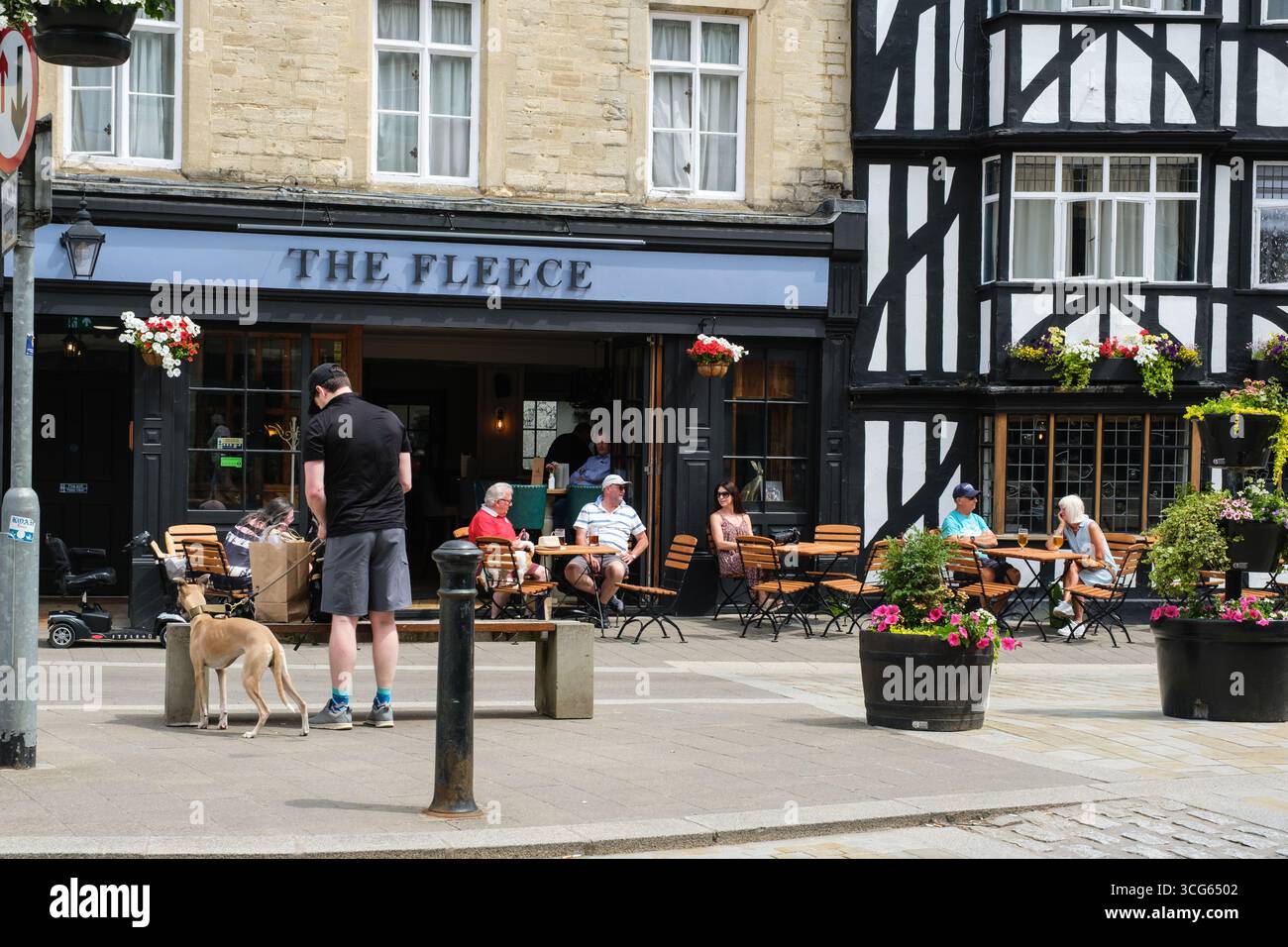 Cirencester, Cotswolds, England, U.K. Sidewalk Cafe Street Scene by ...