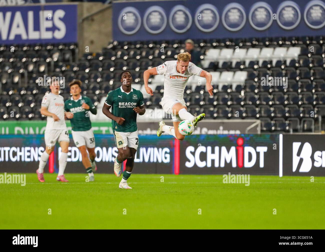 26th August 2025; Swansea.com Stadium, Swansea, Wales; EFL Carabao Cup ...