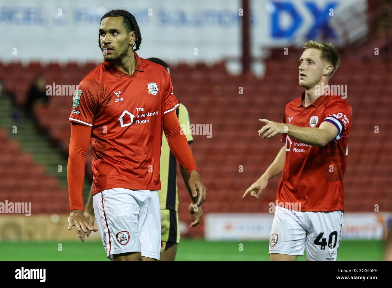 Jon Russell of Barnsley celebrates his goal to make it 1-1 during the ...