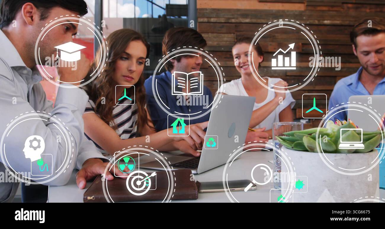 Reviewing data team six hi-res stock photography and images - Alamy