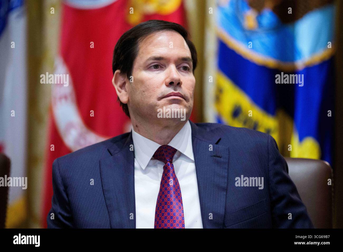 United States Secretary of State Marco Rubio participates in a Cabinet ...