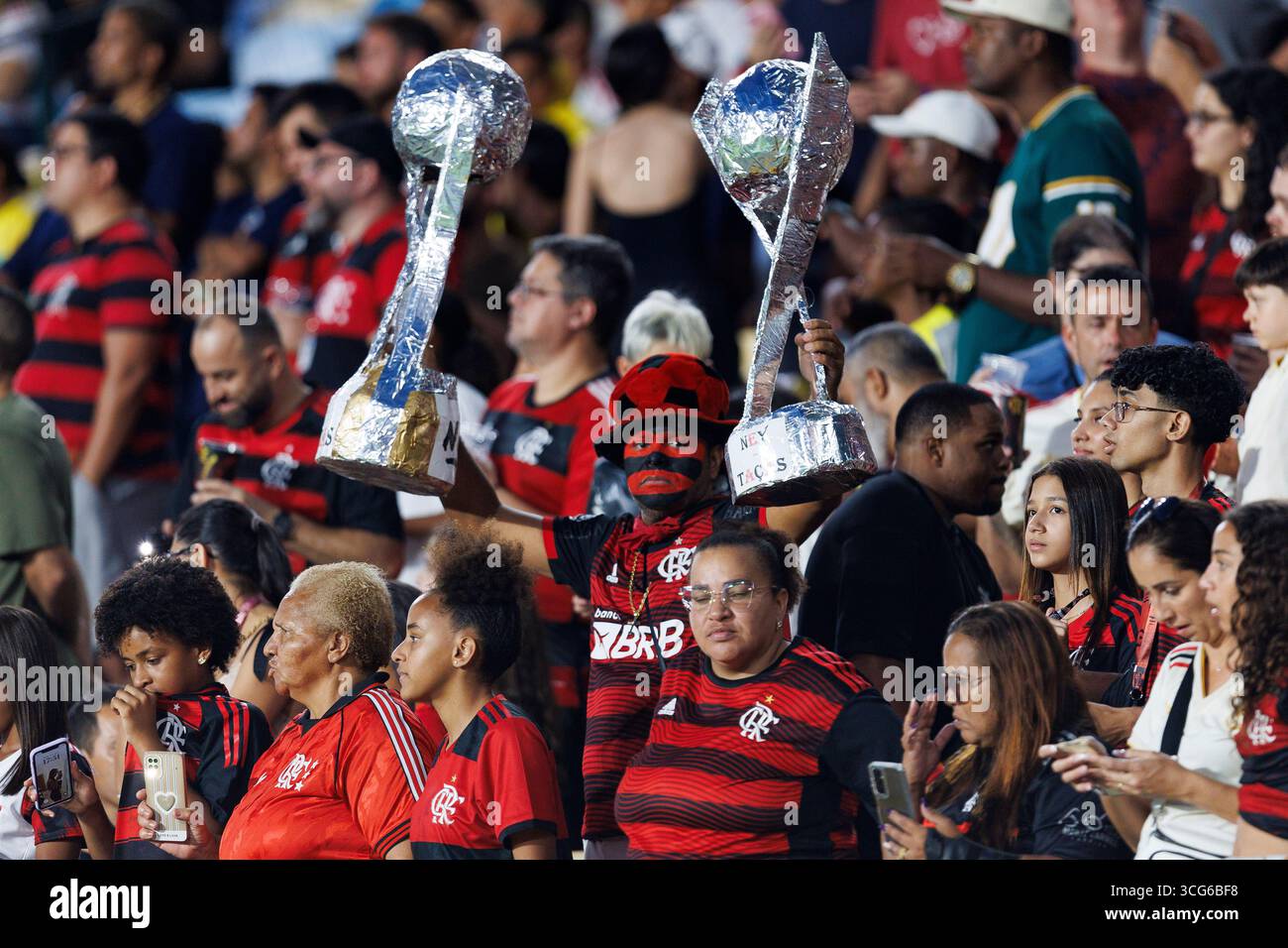Rio de Janeiro, Brazil - August 23: Flamengo supporters having fun ...
