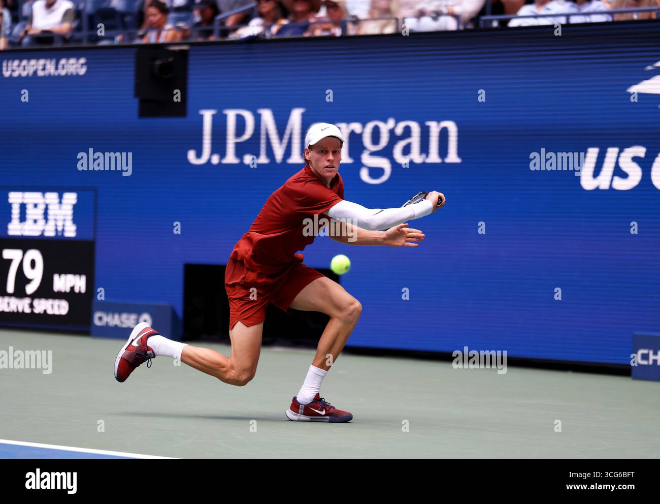 26 August, 2025 - Flushing Meadows, New York - Number 1 seed Jannik ...