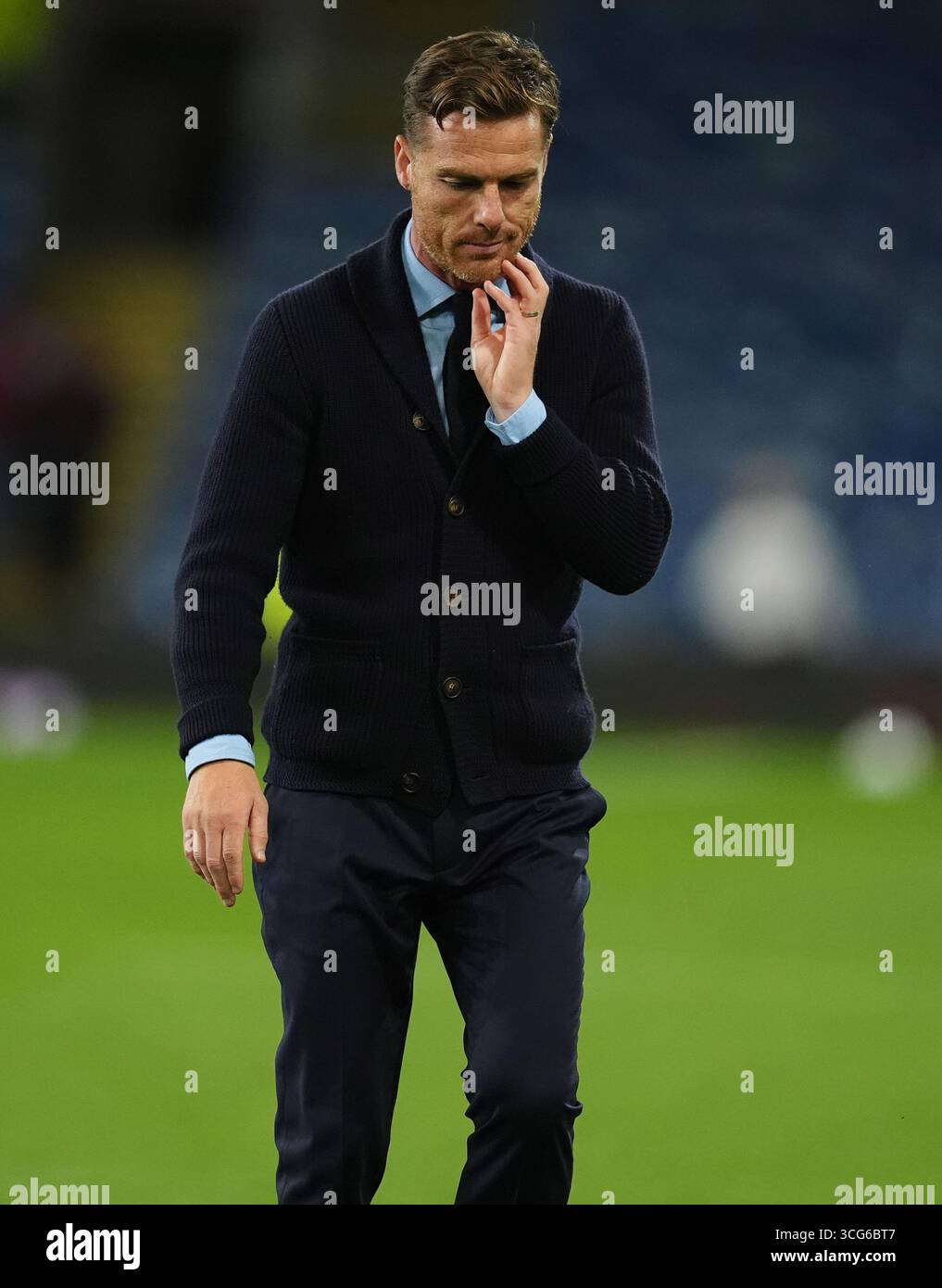 Burnley manager Scott Parker after the Carabao Cup second round match ...