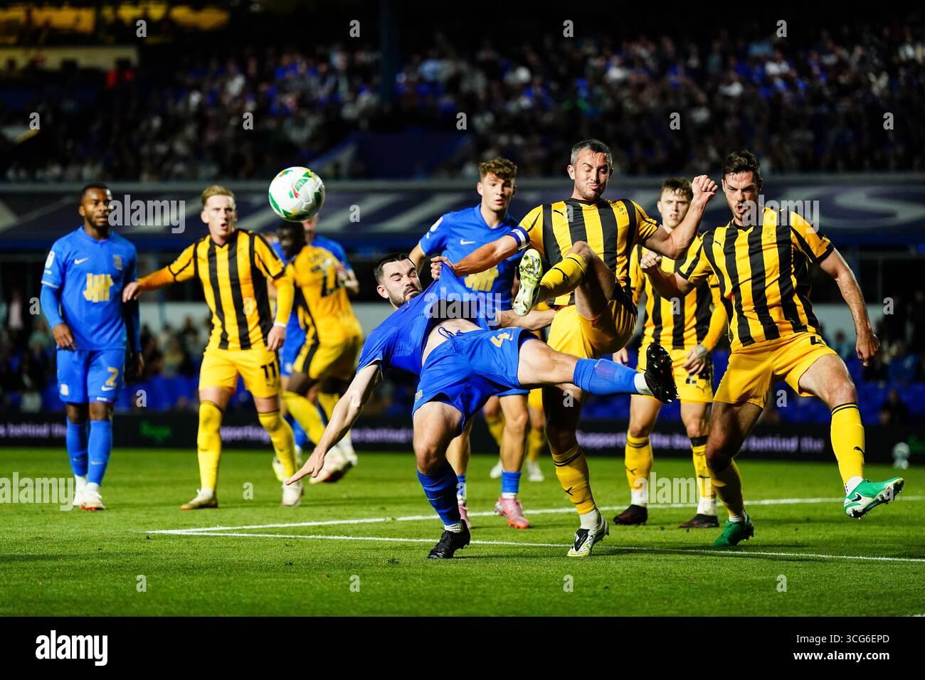 Port Vale's Ben Garrity challenges Birmingham City's Eiran Cashin ...