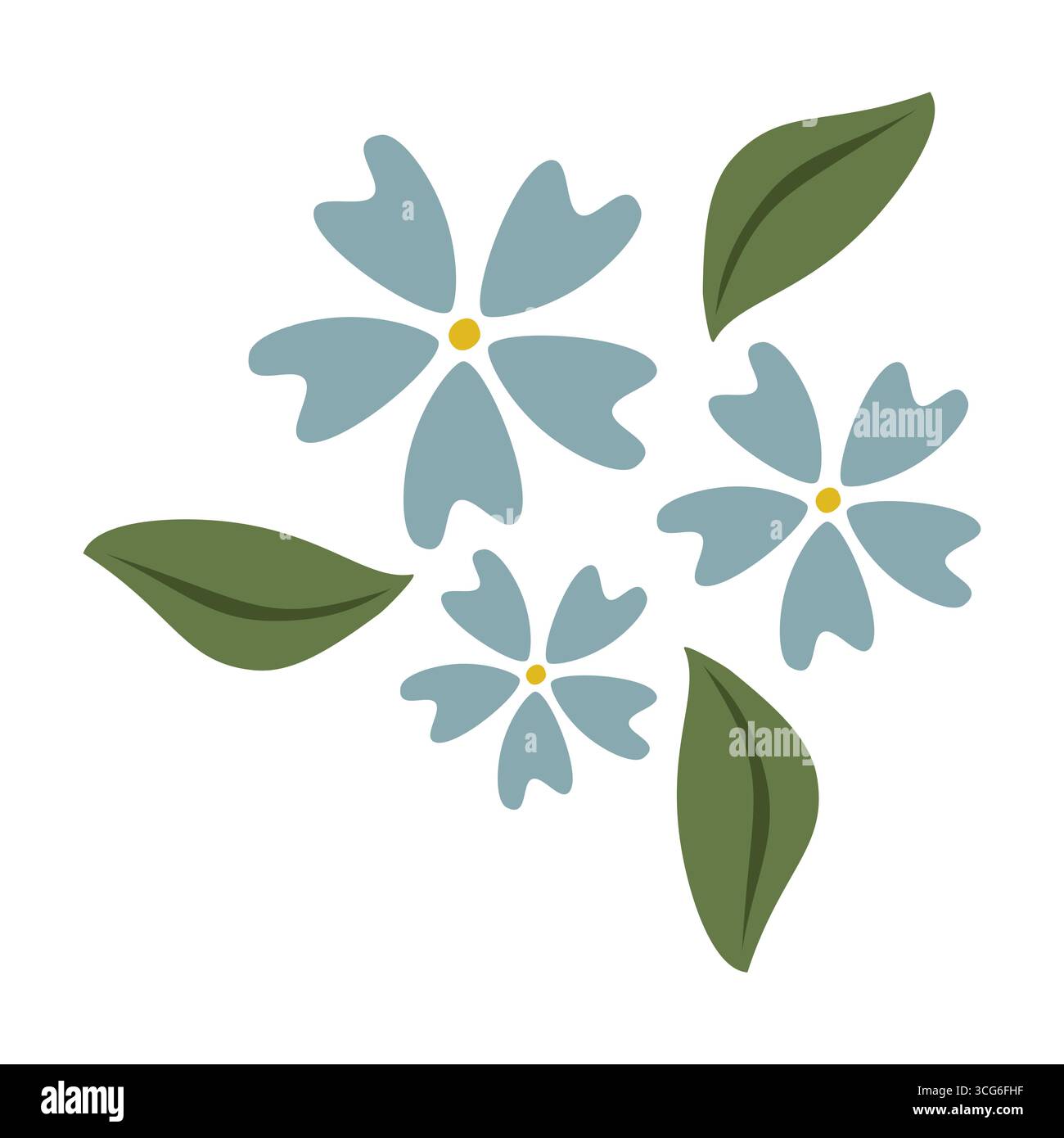 Whimsical arrangement of stylized flowers hi-res stock photography and ...