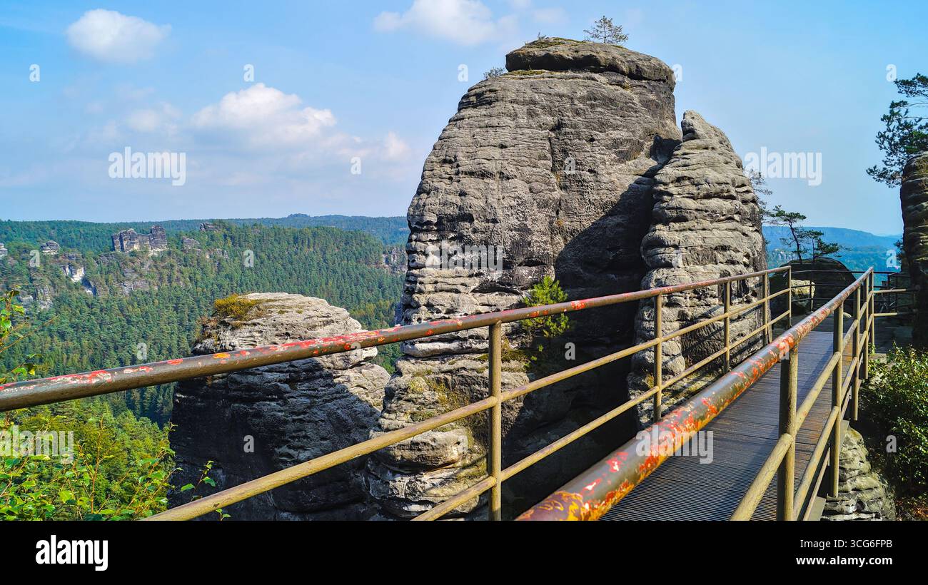 Bridge between cliffs in hi-res stock photography and images - Alamy