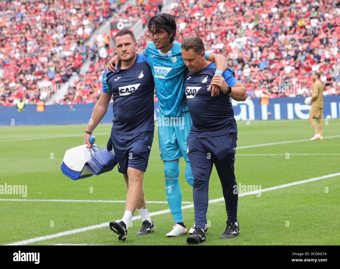firo : 23.08.2025, Football: 1.Bundesliga Bayer Leverkusen - TSG ...