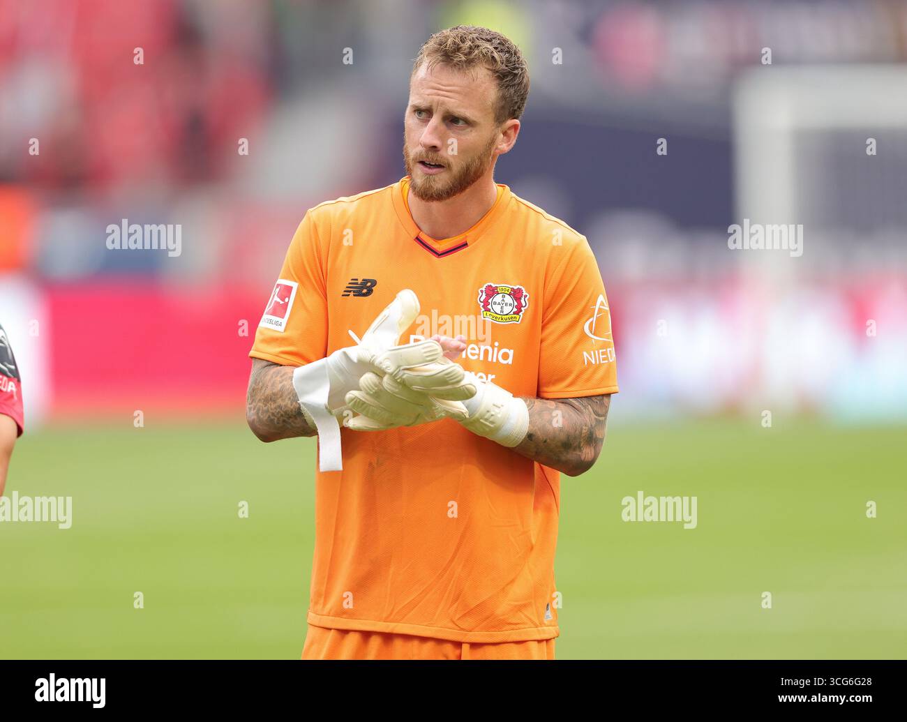firo : 23.08.2025, Football: 1.Bundesliga Bayer Leverkusen - TSG ...