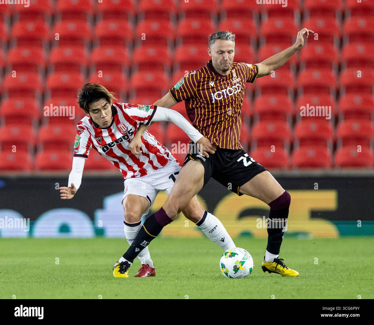 26th August 2025; Bet365 Stadium, Stoke, Staffordshire, England; EFL ...