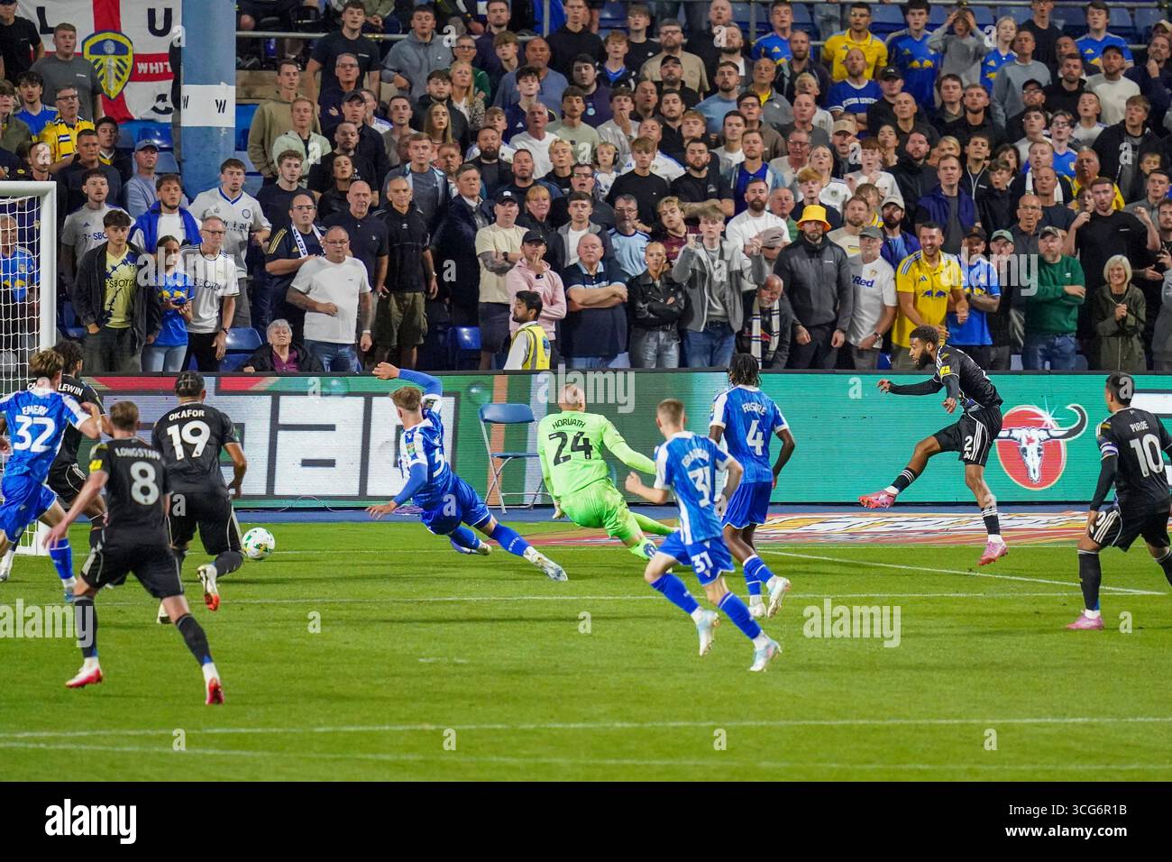 Leeds United defender Jayden Bogle (2) scores a GOAL 1-1 during the ...