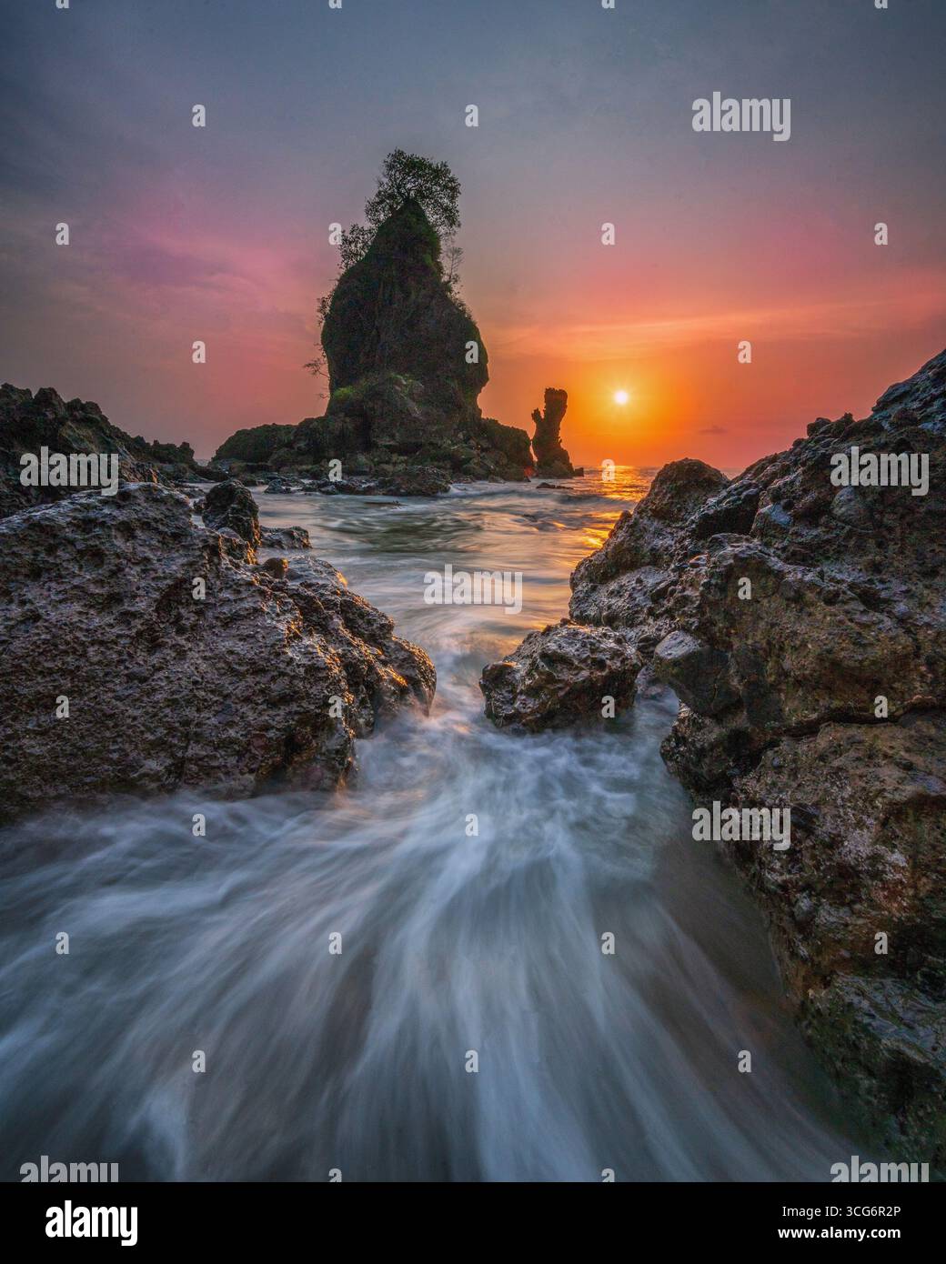 The beaches in Kebumen, located in Central Java, Indonesia, are hidden ...