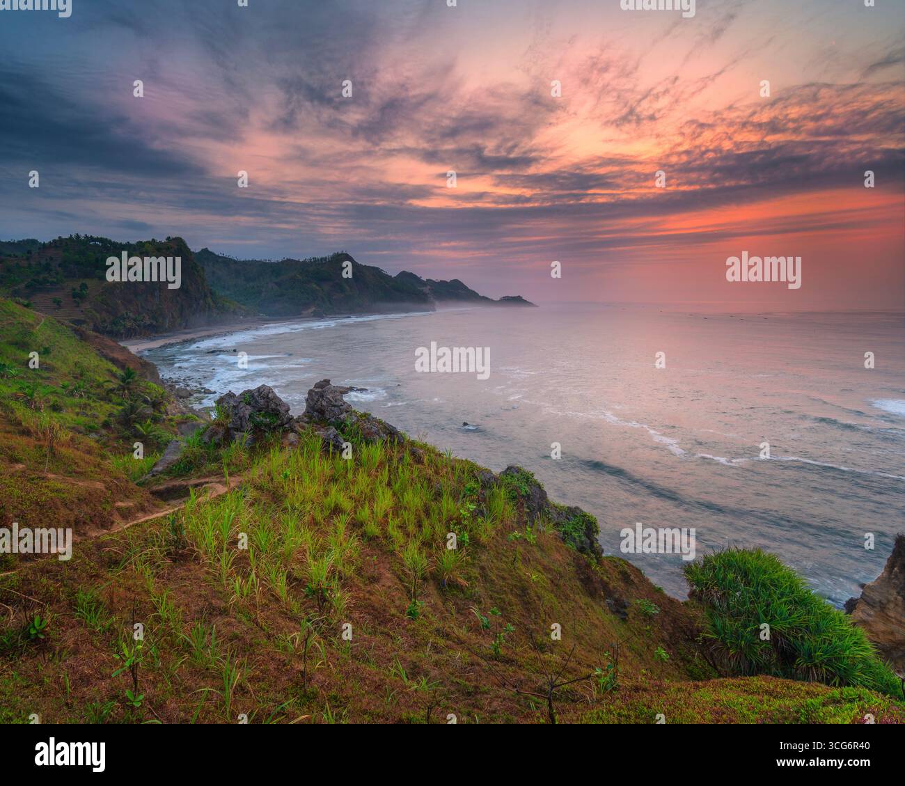 The beaches in Kebumen, located in Central Java, Indonesia, are hidden ...