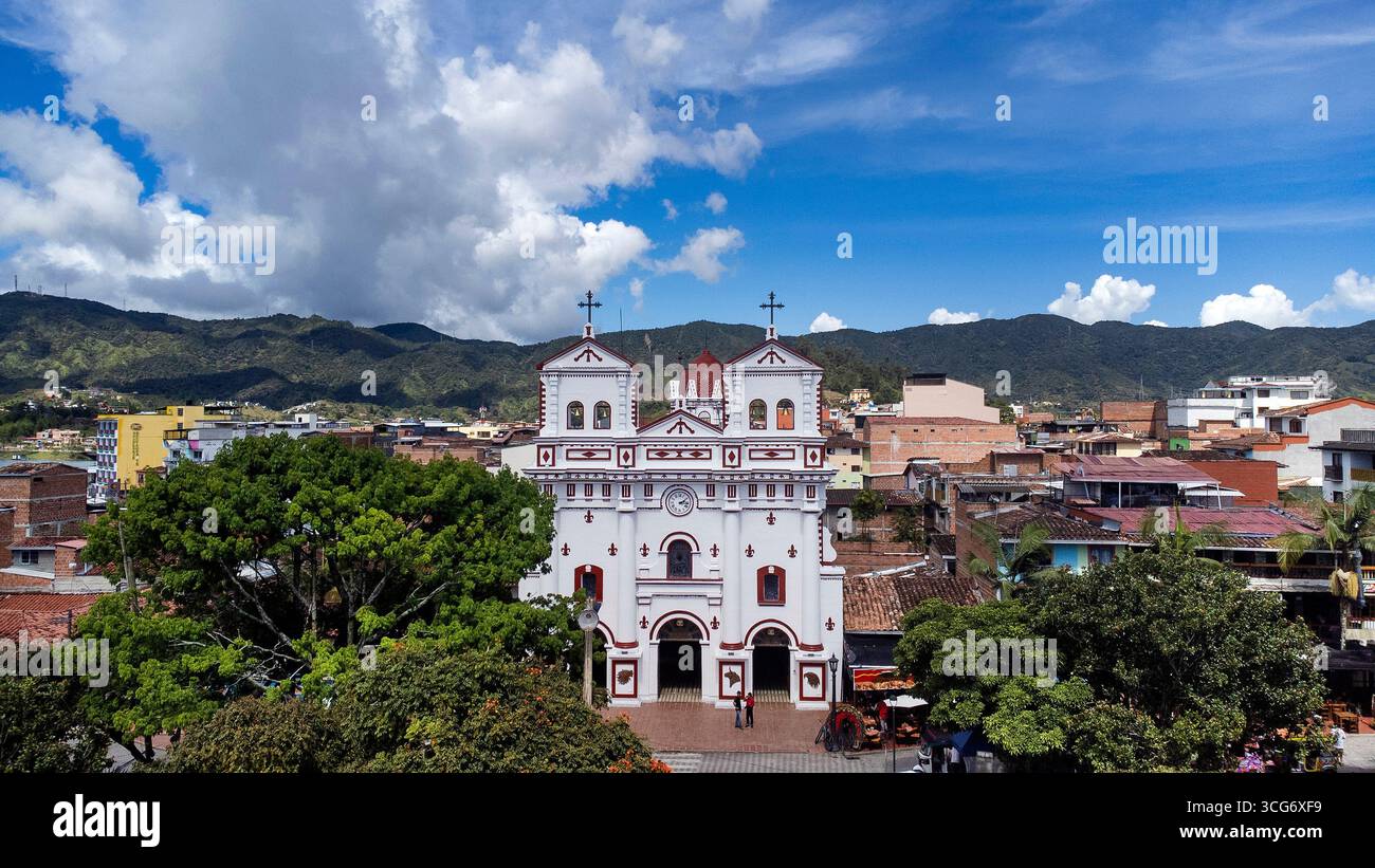 Guatape, Antioquia, Colombia. August 12, 2025. Our Lady of Carmen ...
