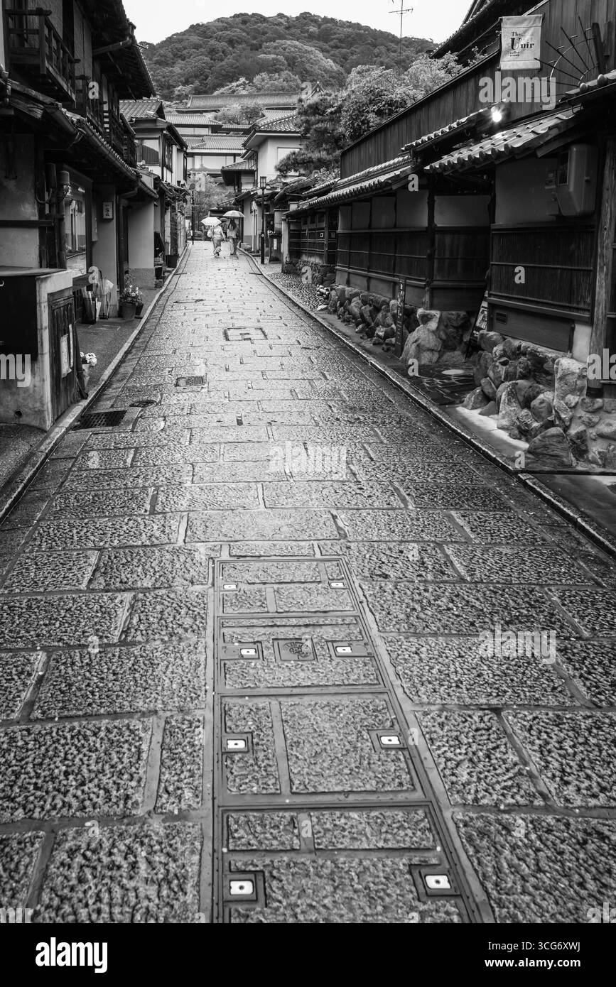 Historic wooden houses Black and White Stock Photos & Images - Alamy