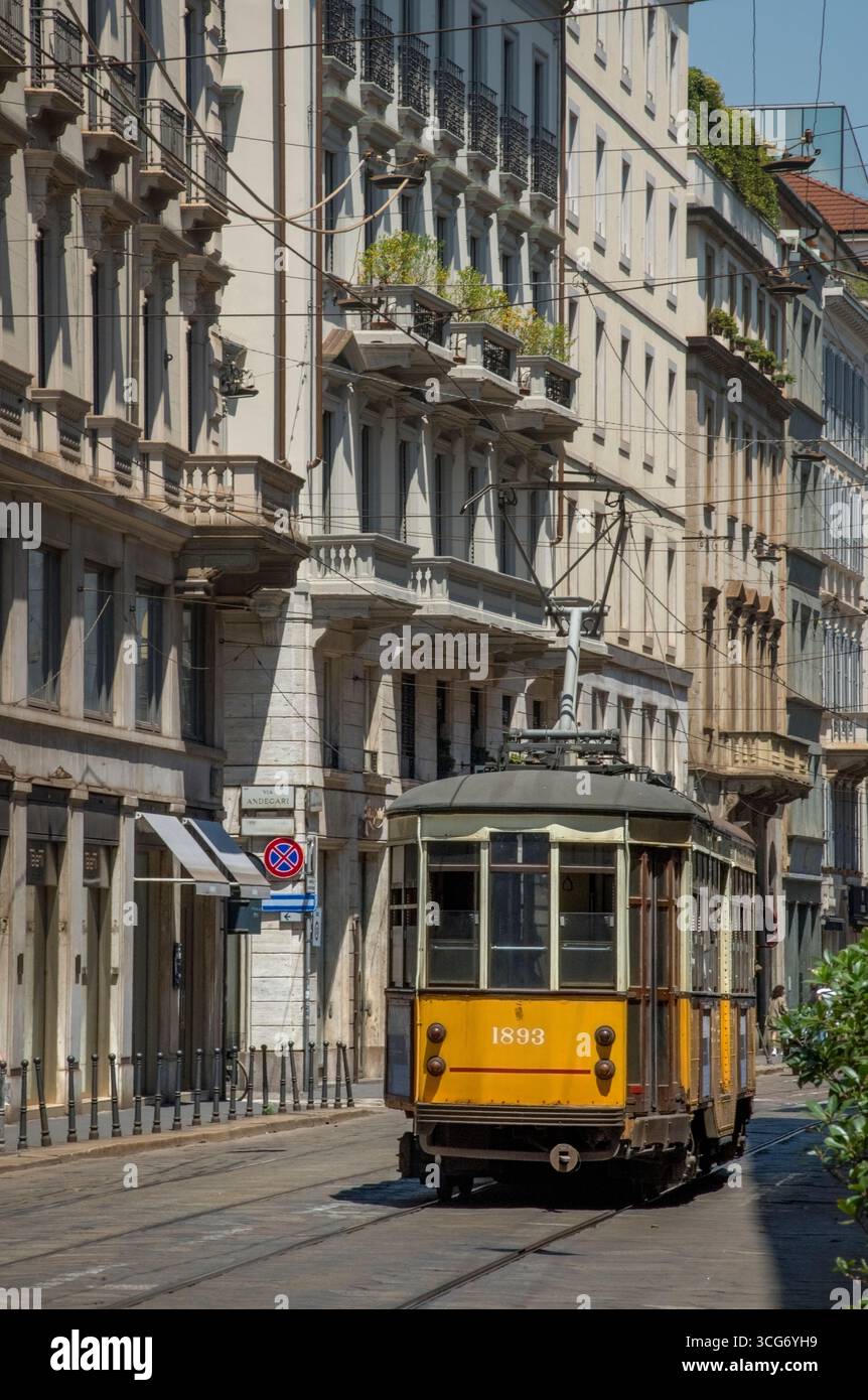 The Milan tramway network is part of the public transport network of ...