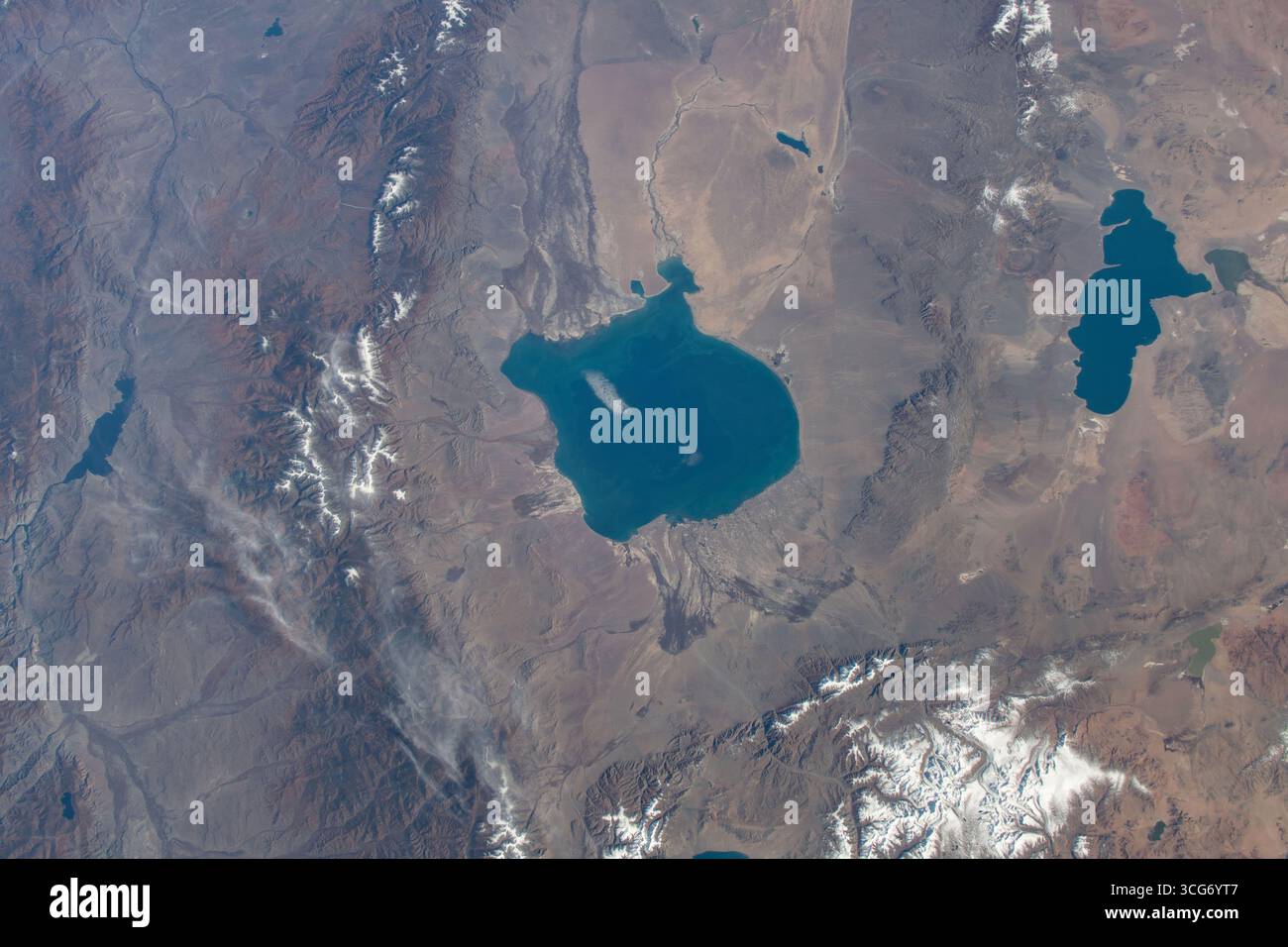 Mongolian Lakes. As the International Space Station orbited 260 miles ...