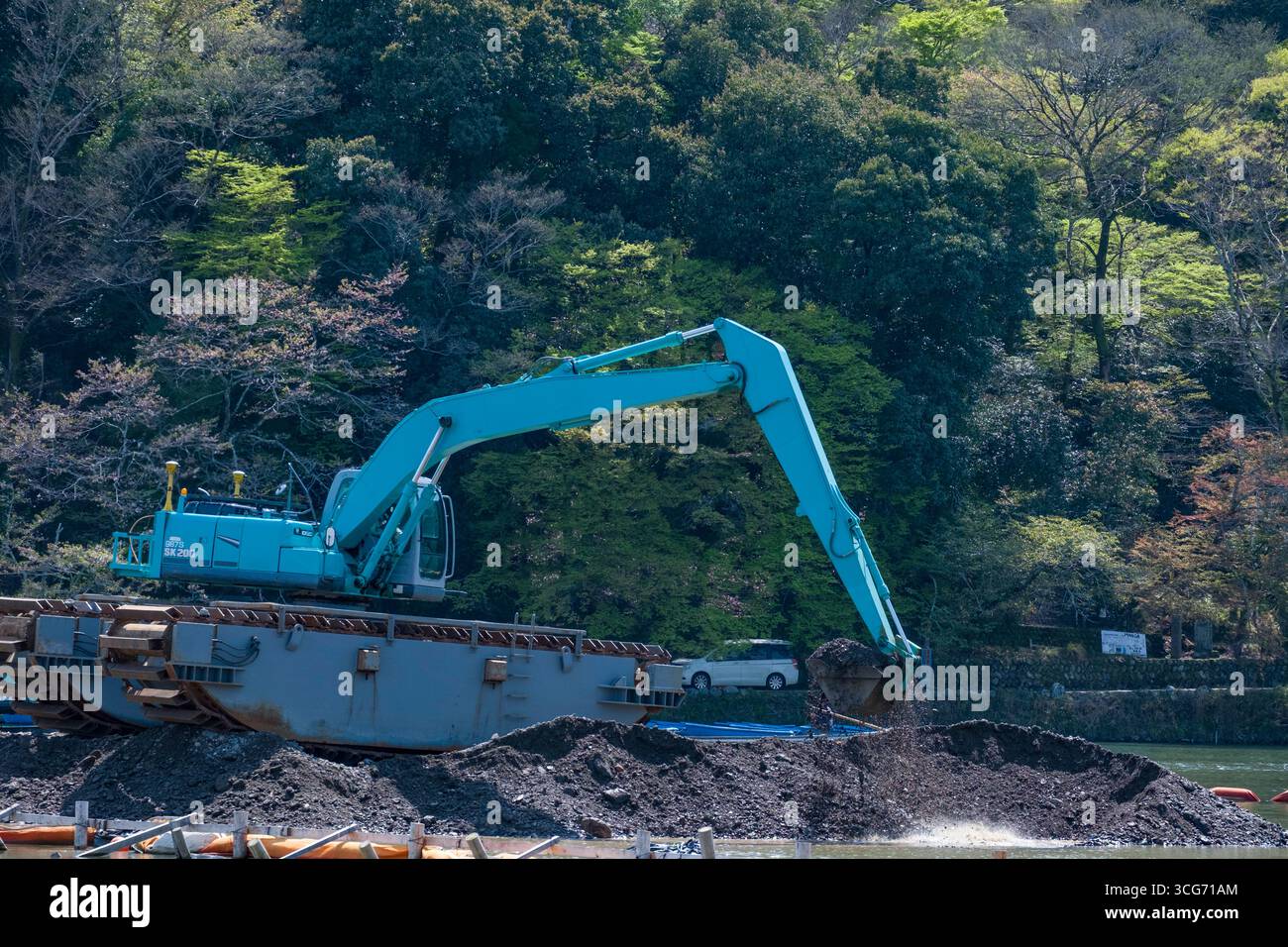 Modified Kobelco Construction Machinery Co ACREA GEOSPEC TSK200 ...