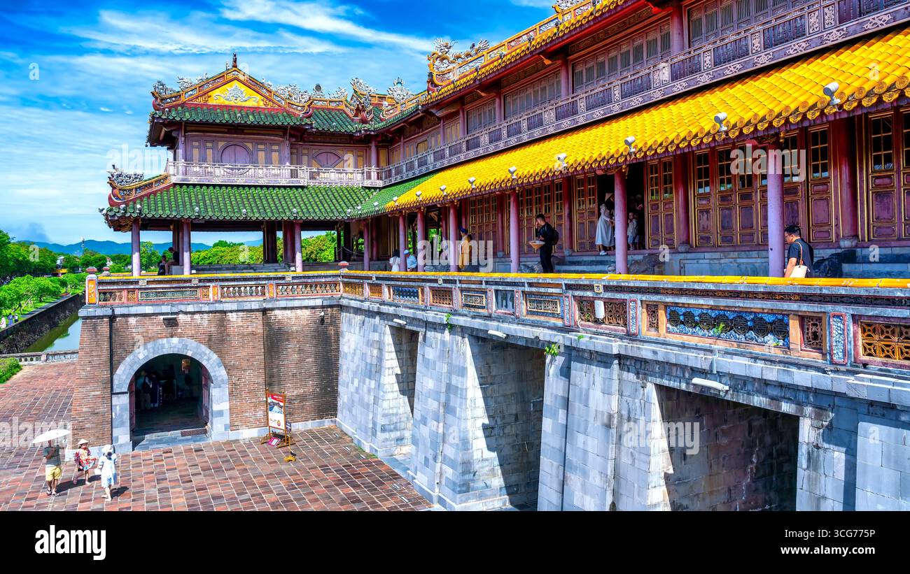 Landscape in the imperial Forbidden Citadel. The place that leads to ...