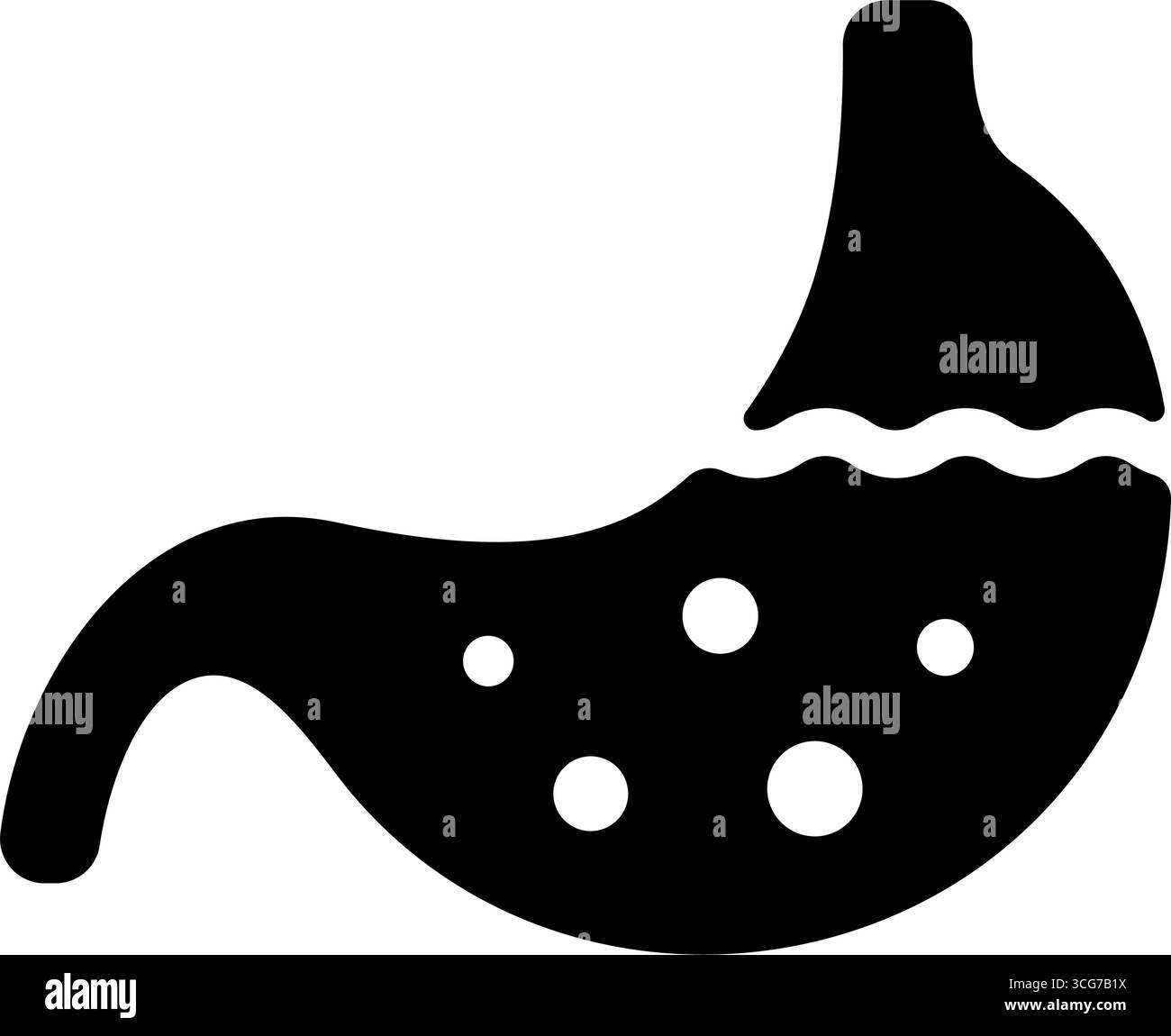 Gastrointestinal health vector vectors Black and White Stock Photos ...