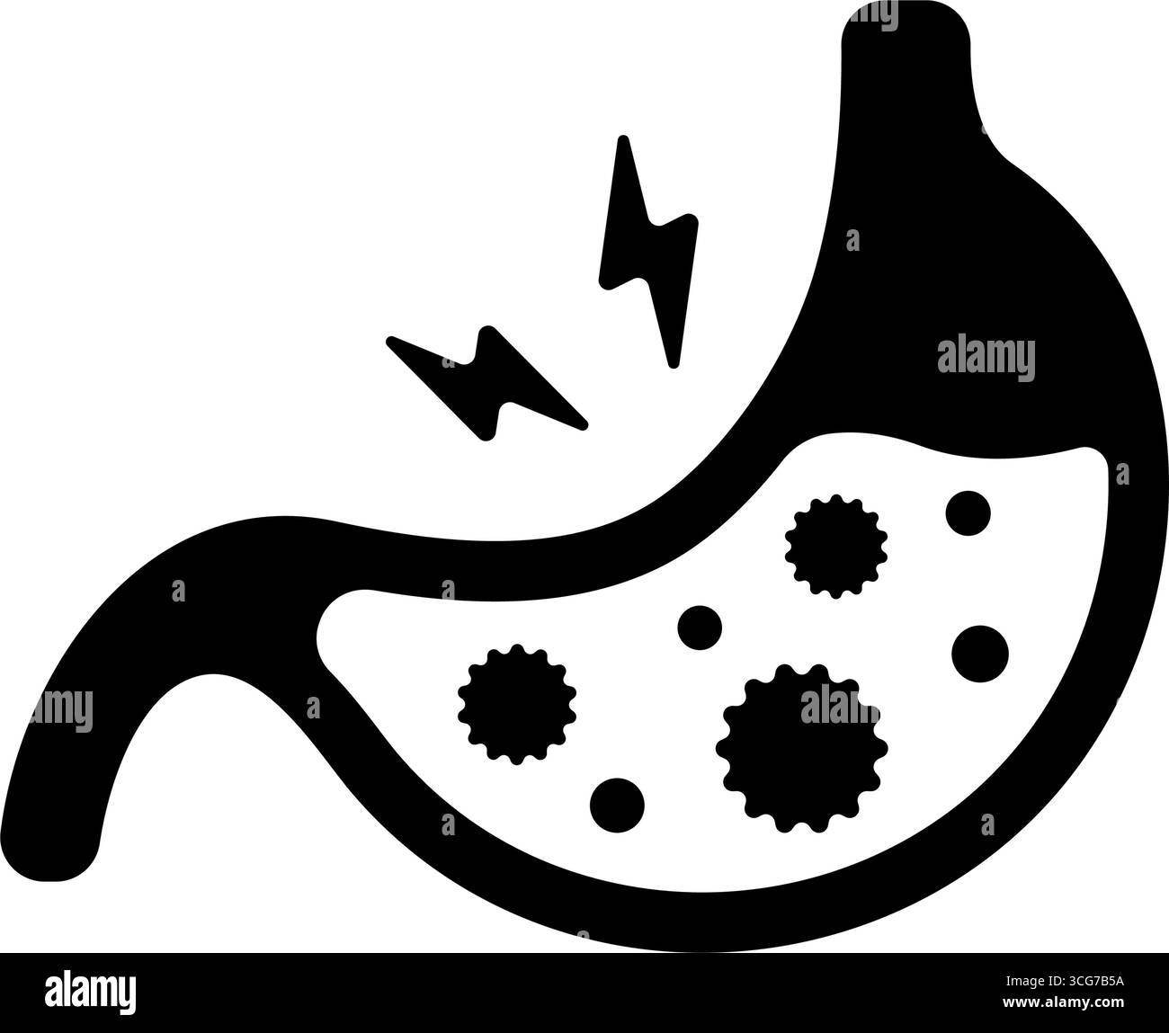 Gastritis vector vectors Cut Out Stock Images & Pictures - Alamy