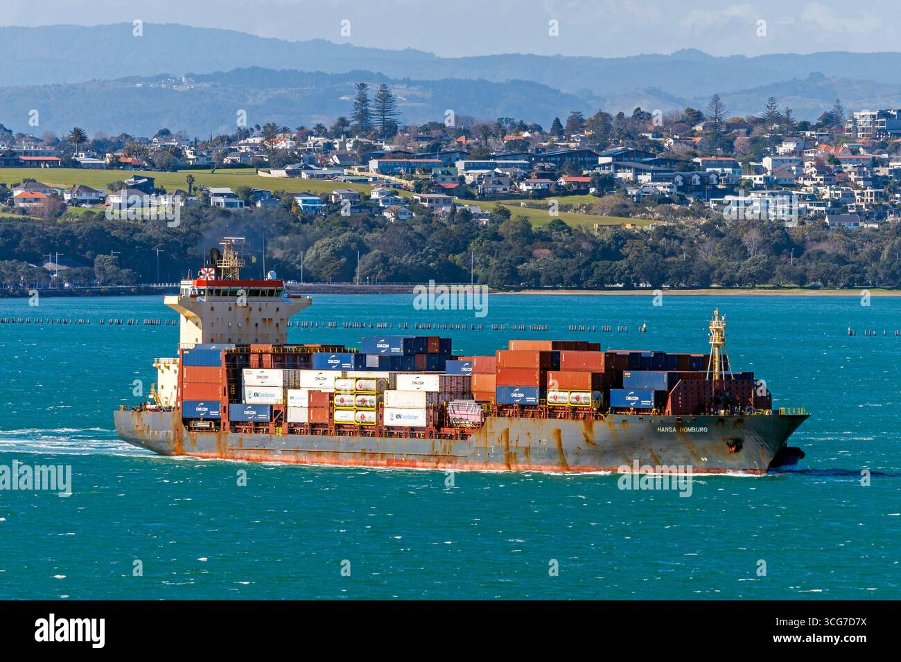 The vessel HANSA HOMBURG (IMO 9436082, MMSI 636018768) is a Container ...