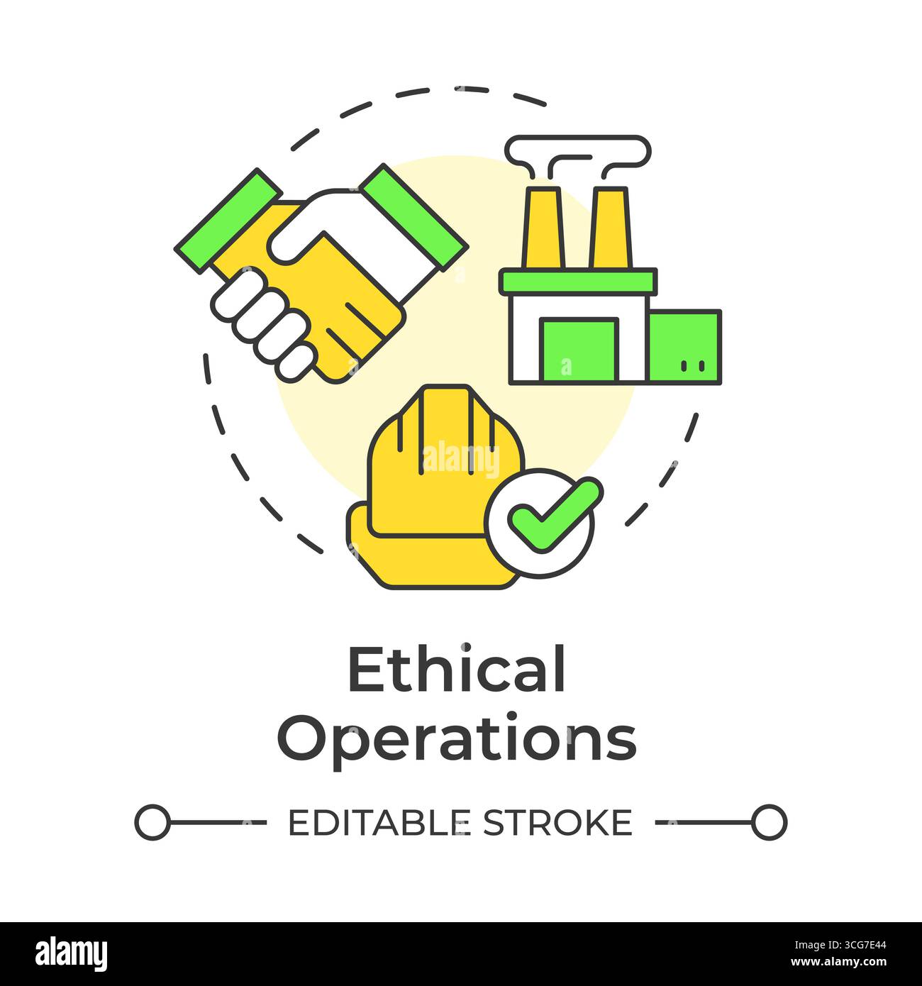 Ethical data practices icon Stock Vector Images - Alamy