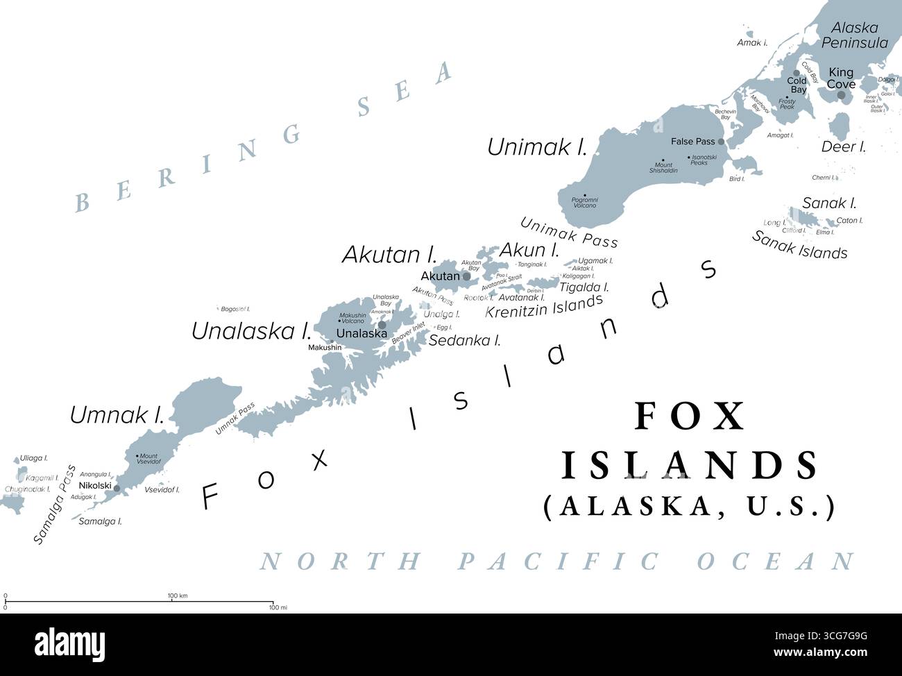 United states mainland political hi-res stock photography and images ...