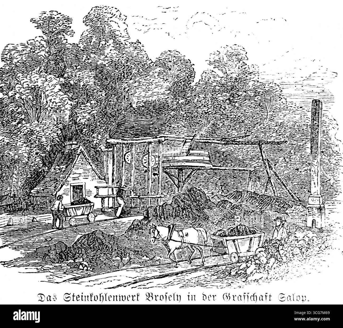 Industrialisation england 18th century Black and White Stock Photos ...