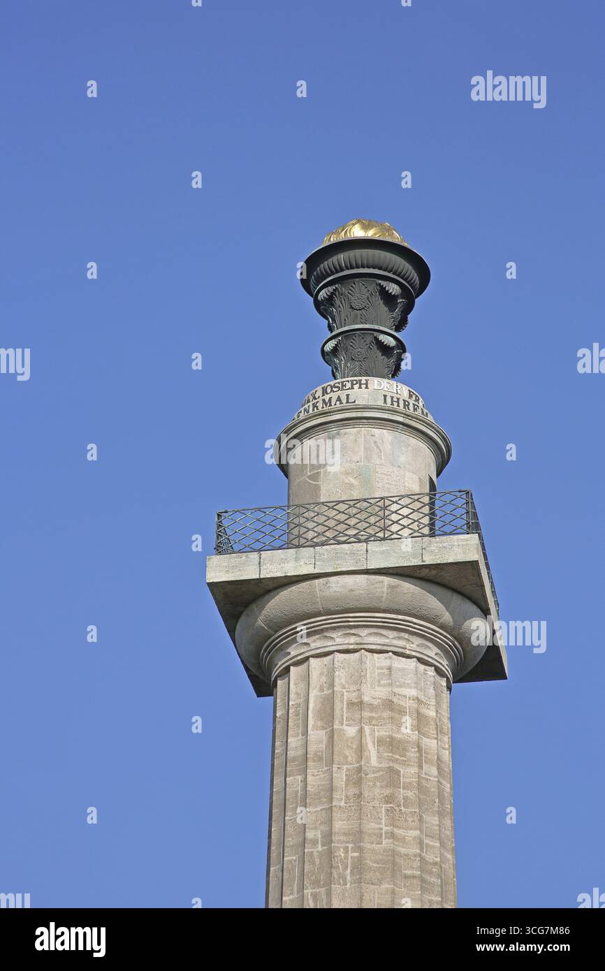 Constitution column built in 1821 and monument to the Bavarian ...