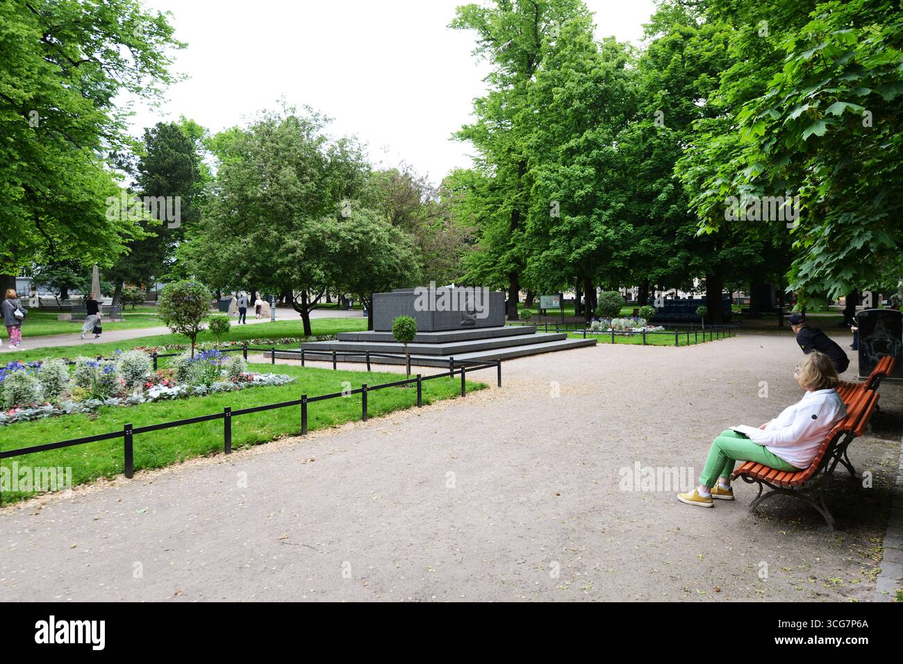 The German soldiers' grave at the Old Church Park in Helsinki, Finland ...