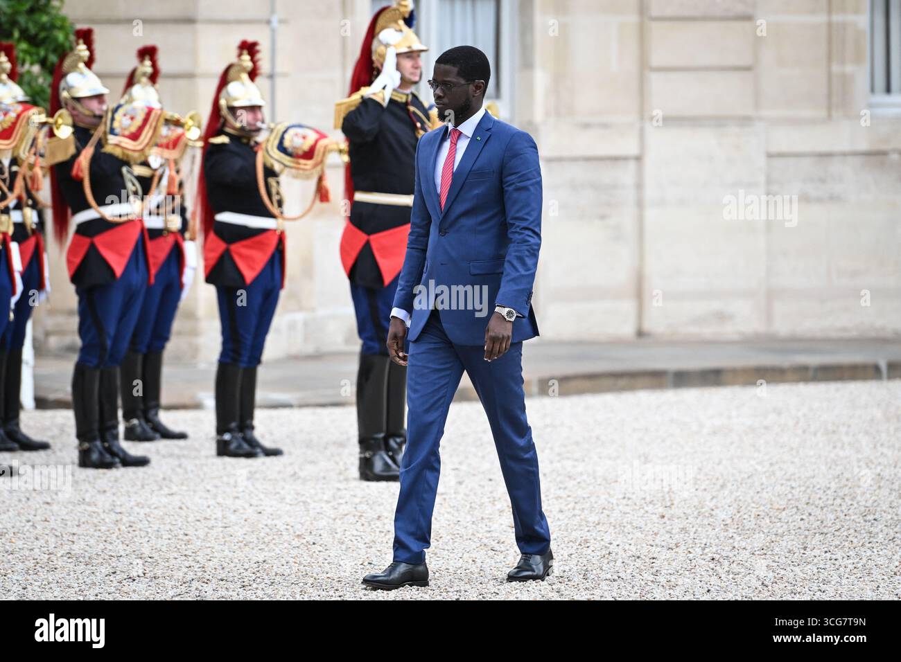 President of the Republic of Senegal Bassirou Diomaye Faye arrives as ...