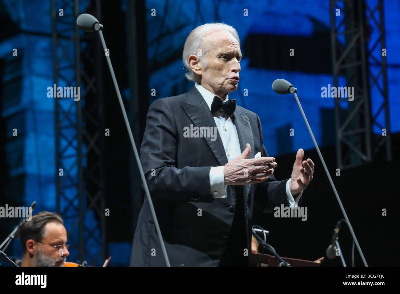 Croatia, Pula, 260825. Concert by Spanish opera singer Jose Carreras ...