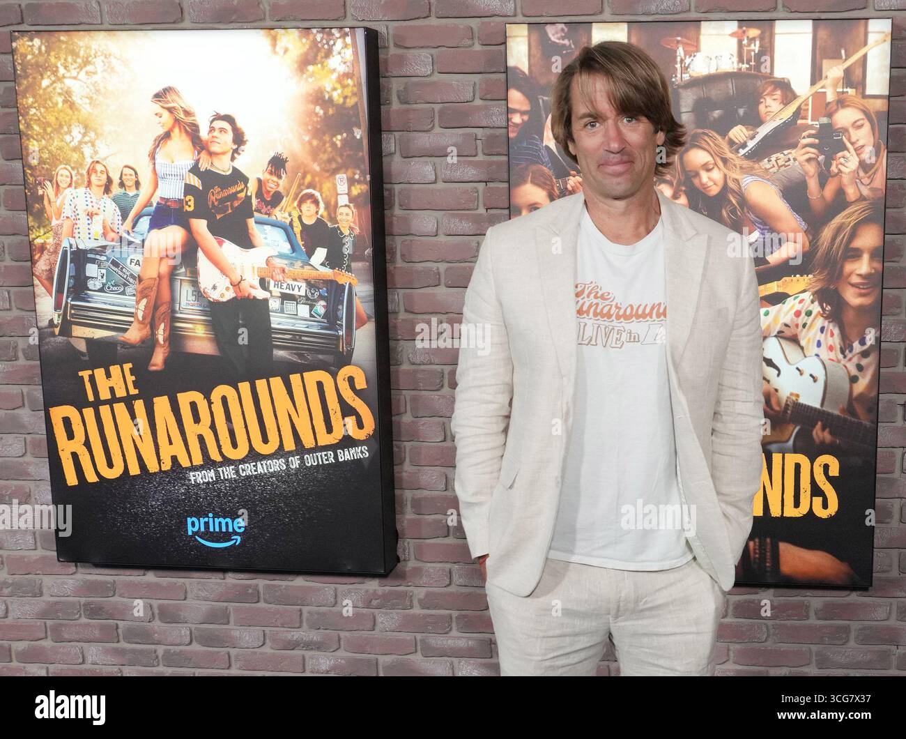 Jonas Pate arrives at the Prime Video Series' THE RUNAROUNDS Los ...