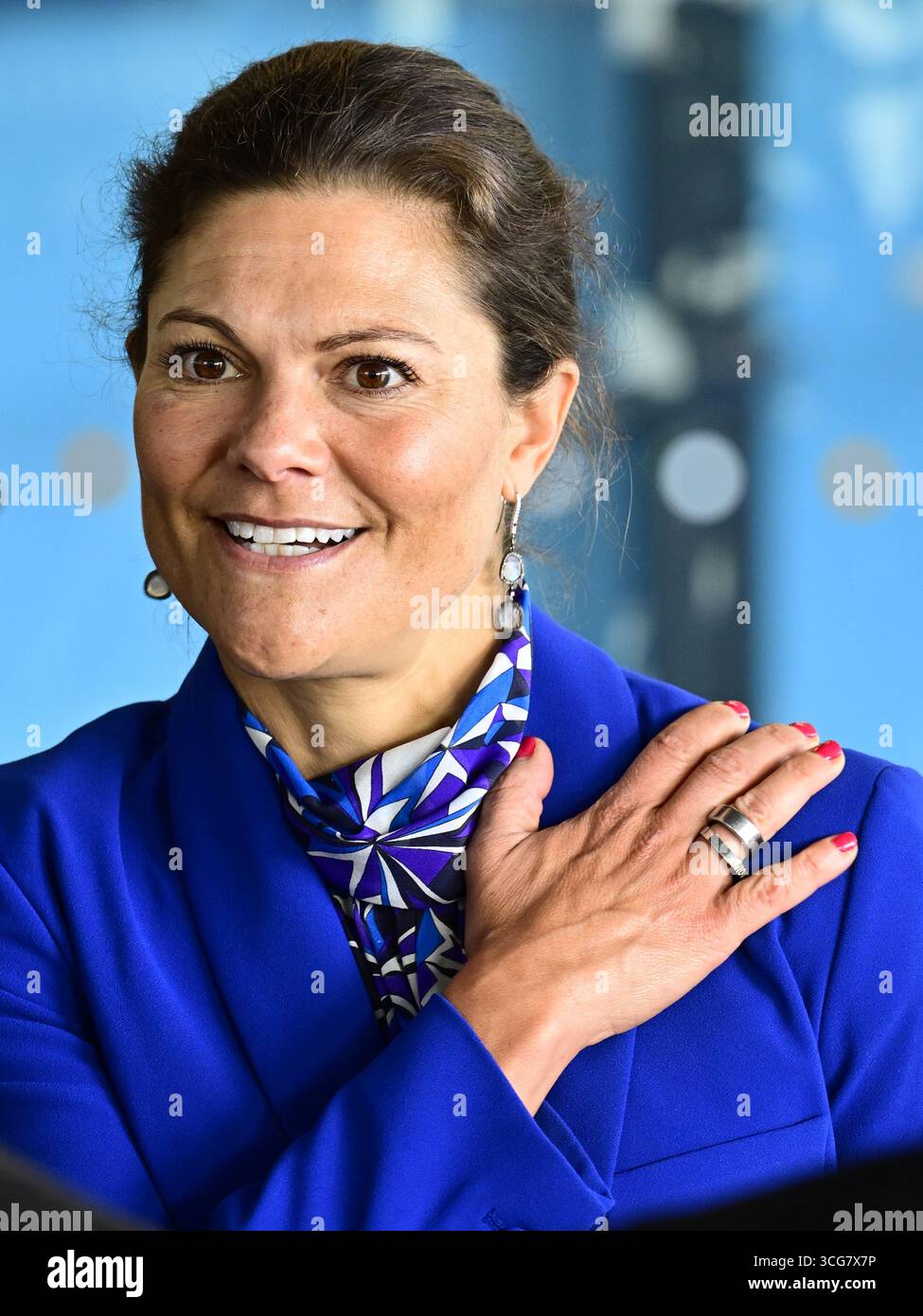 Crown Princess Victoria arrives at the Stockholm Water Prize lecture at ...